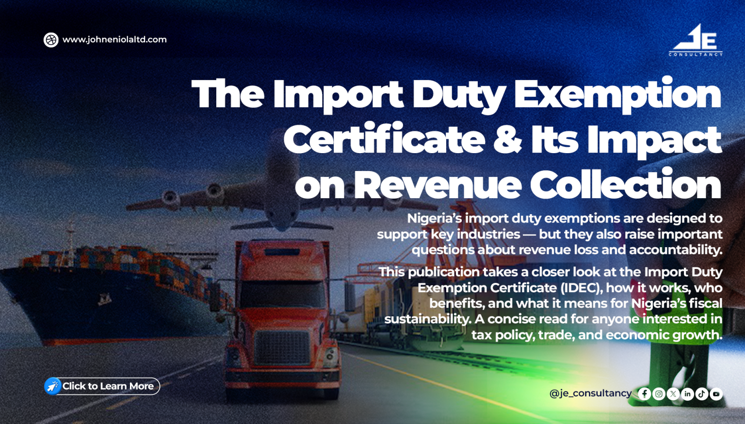 The Import Duty Exemption Certificate (IDEC) & Its Impact on Revenue ...